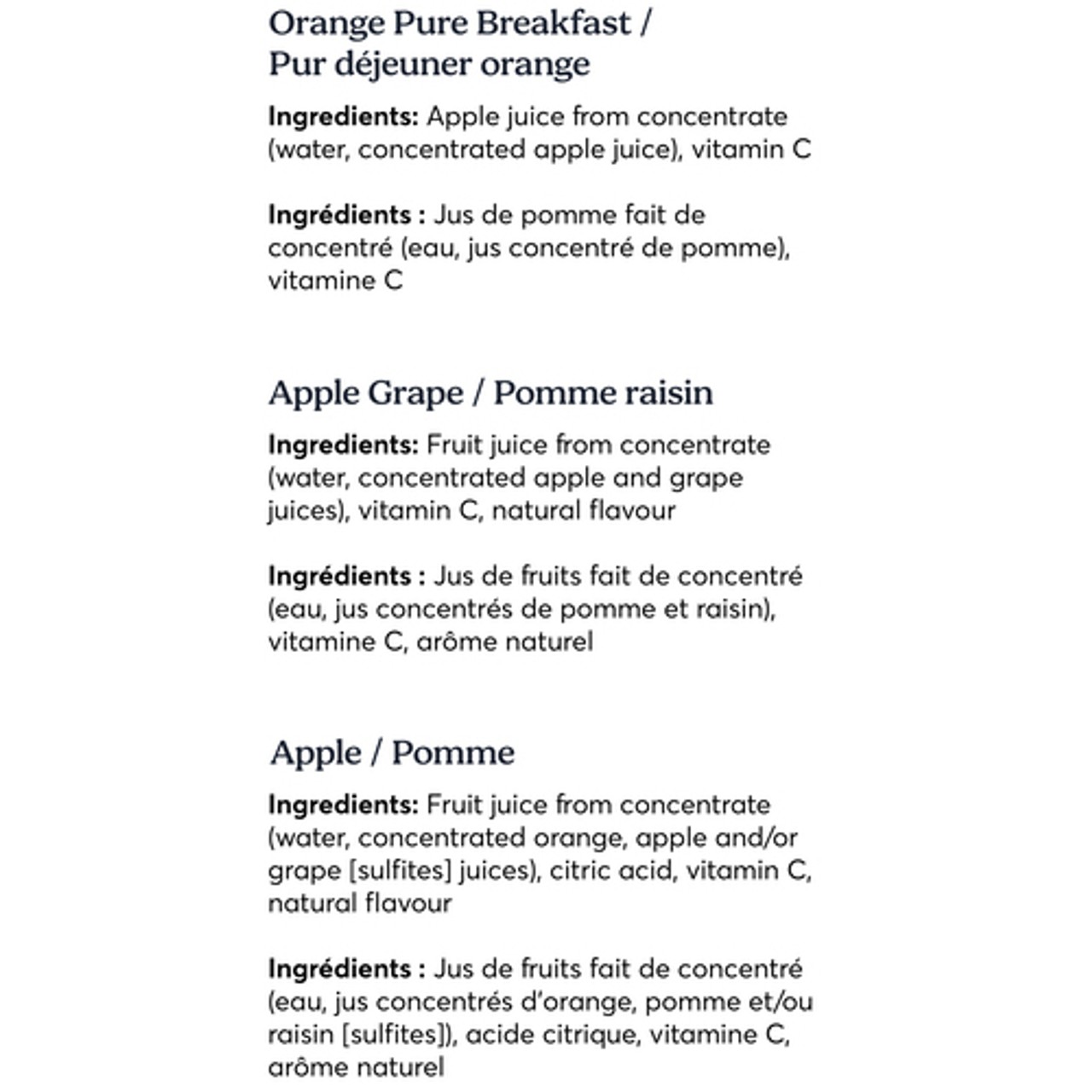 Oasis 100% Juice BlendVariety Pack 40 x 200 ml - Voilà Online Groceries ...