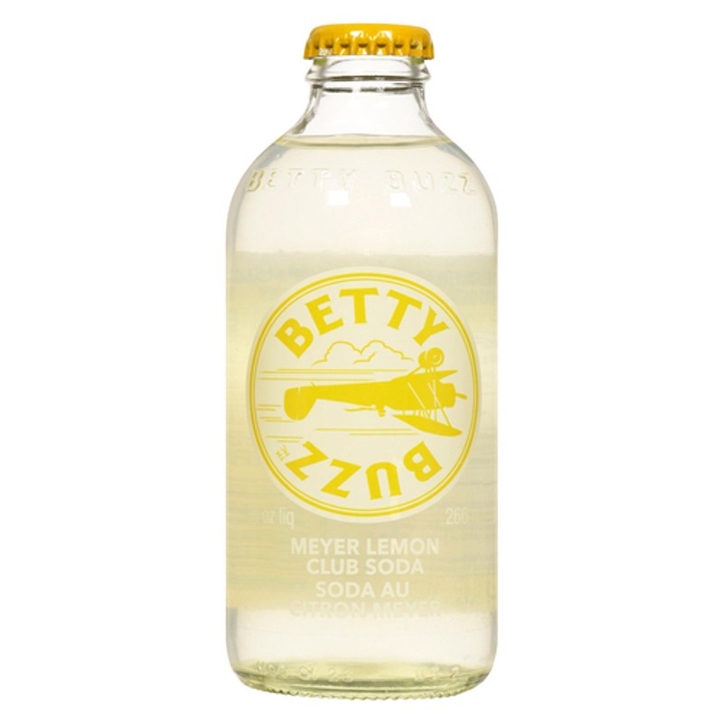 Betty Buzz Club Soda Meyer Lemon 266 ml (bottle) - Voilà Online ...