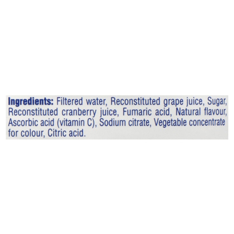 Ocean Spray Cocktail Cranberry Grape 1.89 L (bottle) - Voilà Online ...