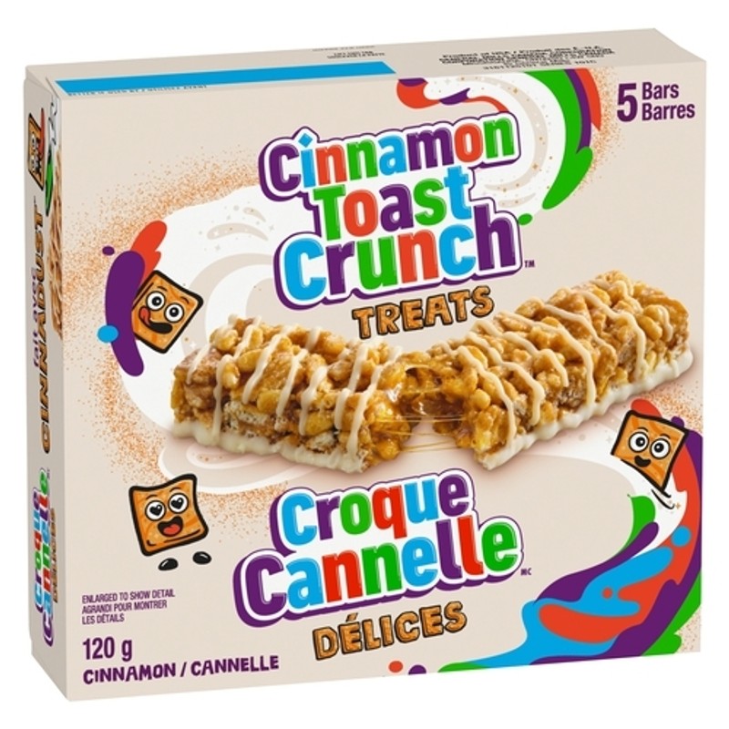 General Mills Toast Crunch Treat Bars Cinnamon 5 x 24 g - Voilà Online ...