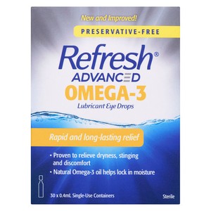Refresh Advanced Omega-3 Lubricant Eye Drops 30 x 0.4 ml - Voilà Online ...