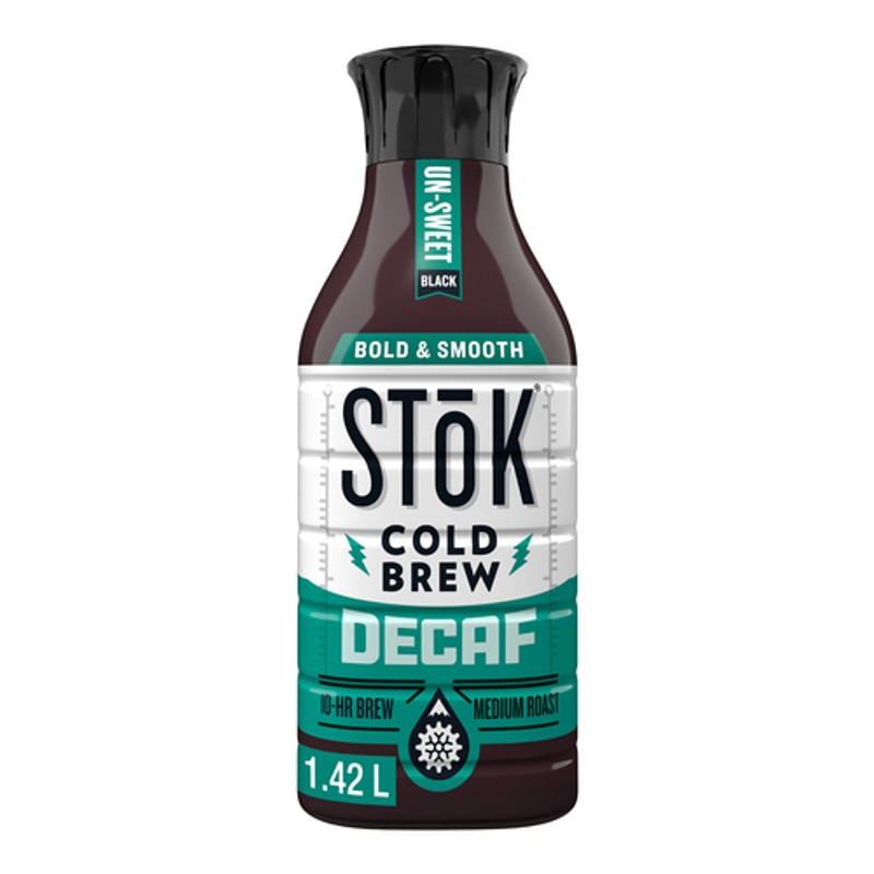 STOK Cold Brew Decaffeinated Black Unsweetened 1.42 L (bottle) - Voilà ...