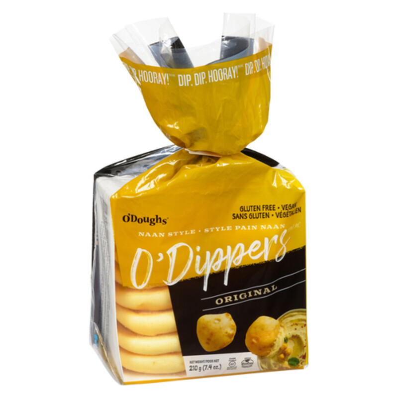 O'Doughs Gluten-Free Frozen O'Dippers Naan Style Original 210 g - Voilà ...