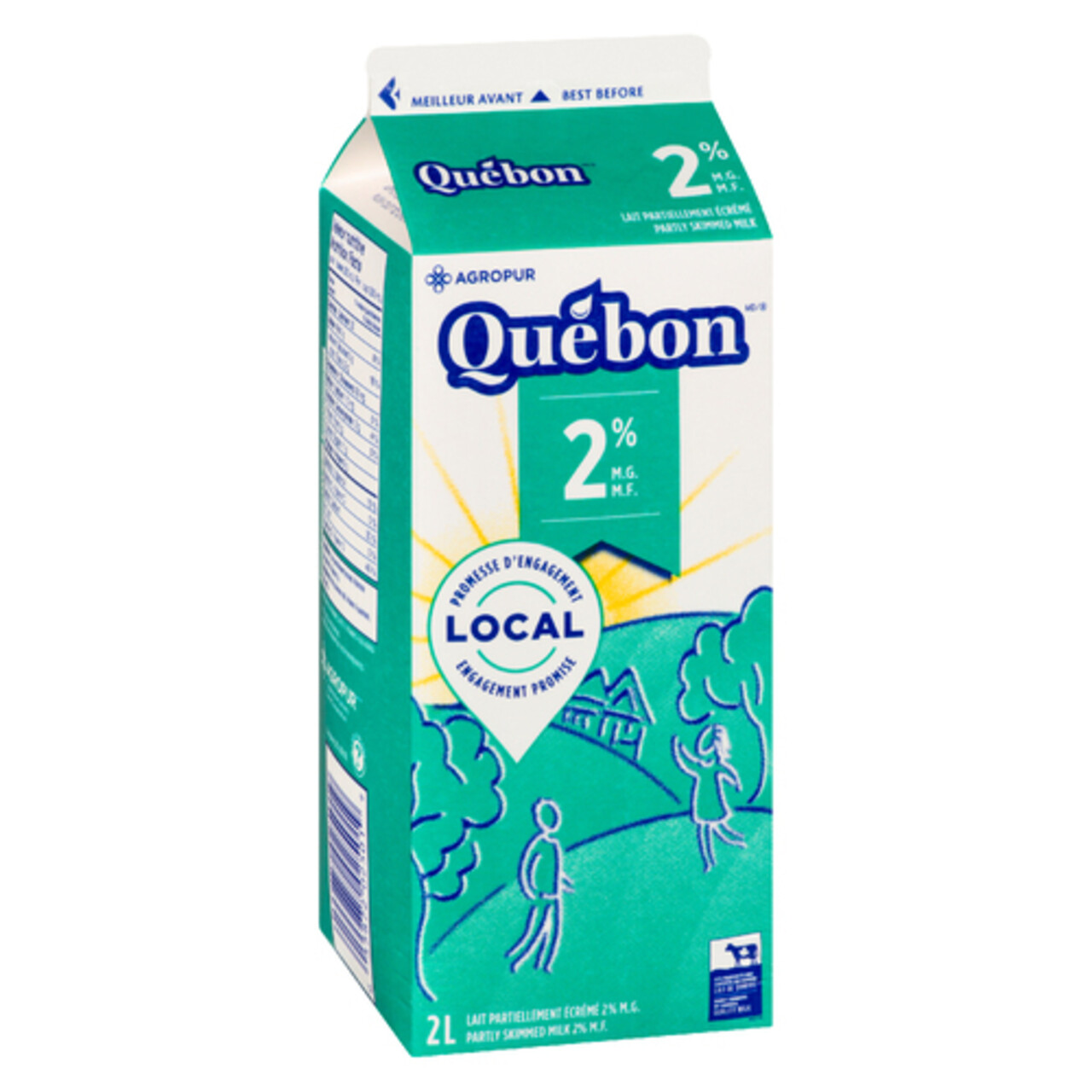 Québon 2% Milk 2 L - Voilà Online Groceries & Offers
