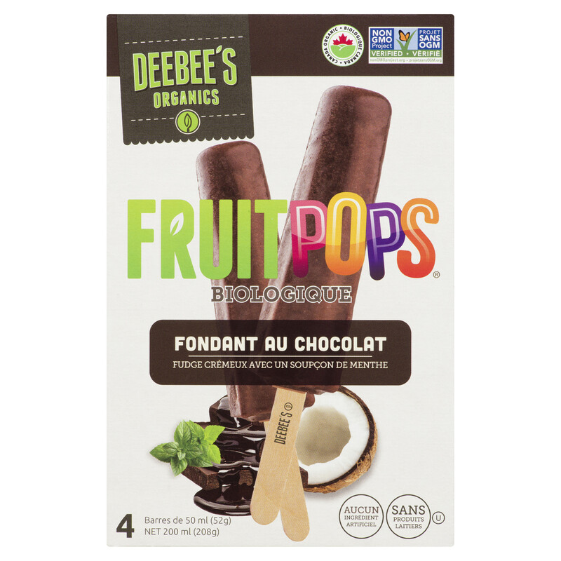 Deebee's Chocolate Fudge Frozen Teapops Bar 4 x 50 ml - Voilà Online ...