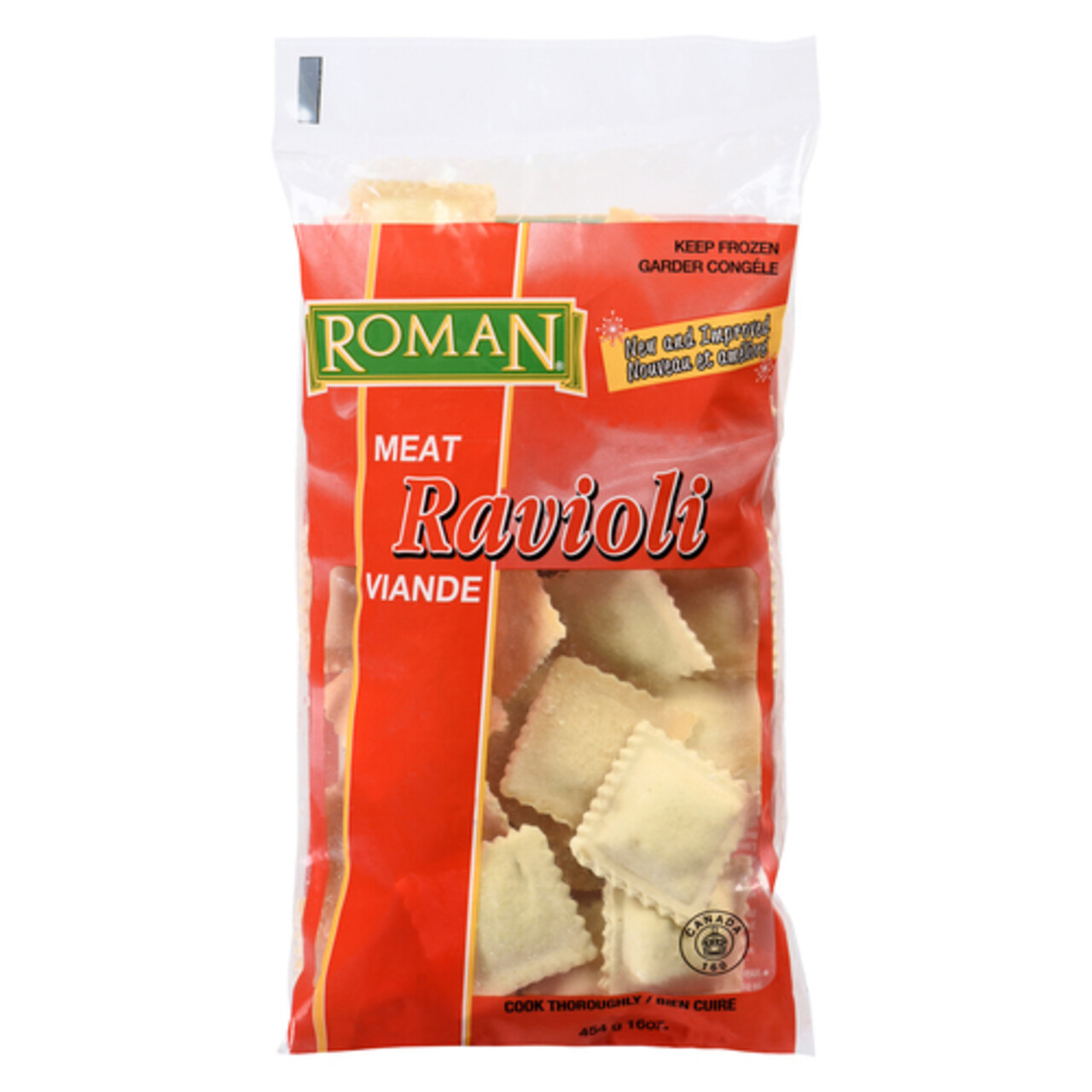 Roman Ravioli Meat 454 g - Voilà Online Groceries & Offers