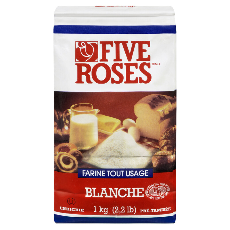 Five Roses Flour All Purpose White 1 kg - Voilà Online Groceries & Offers