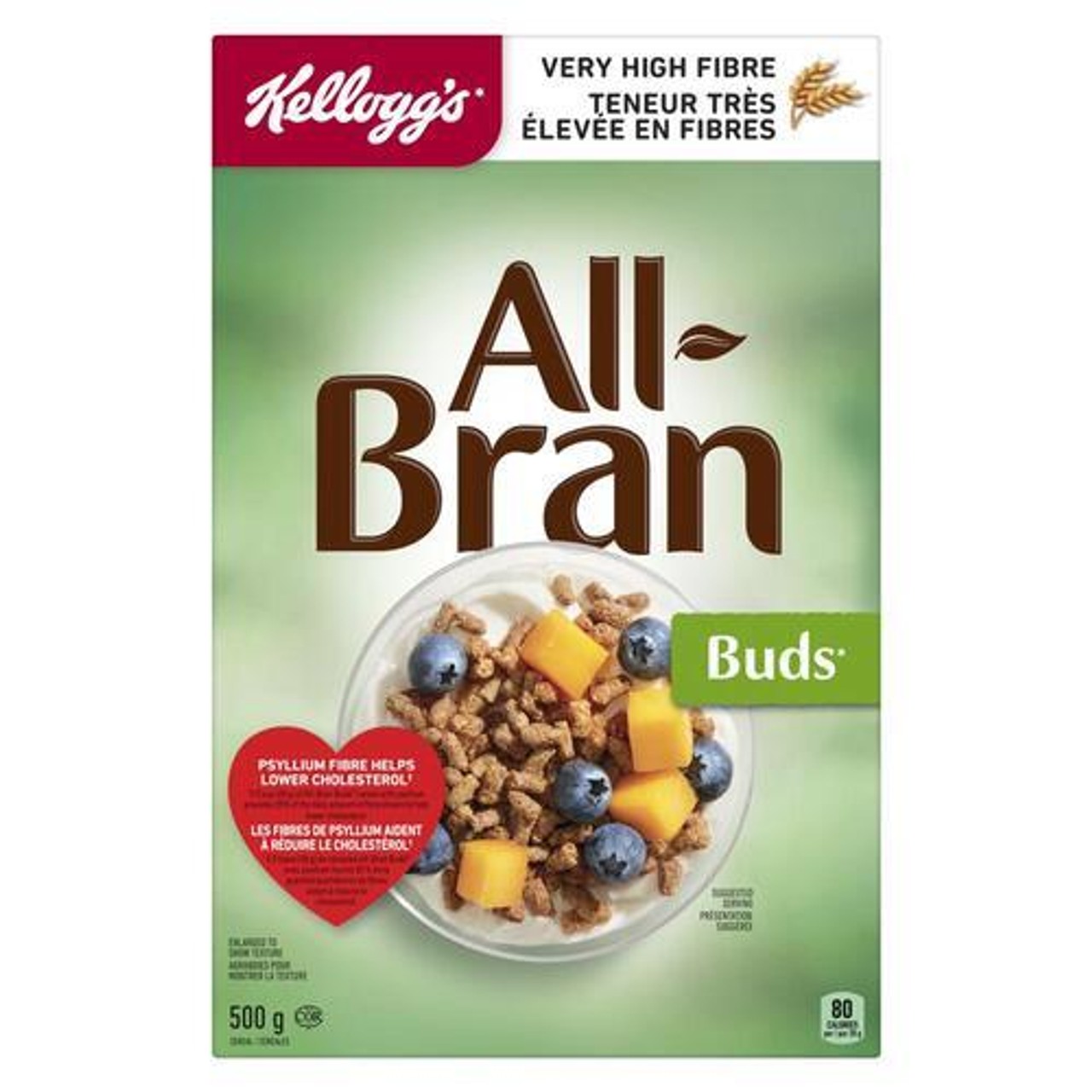 Kellogg's Cereal All Bran Buds & Psyllium 500 g - Voilà Online ...