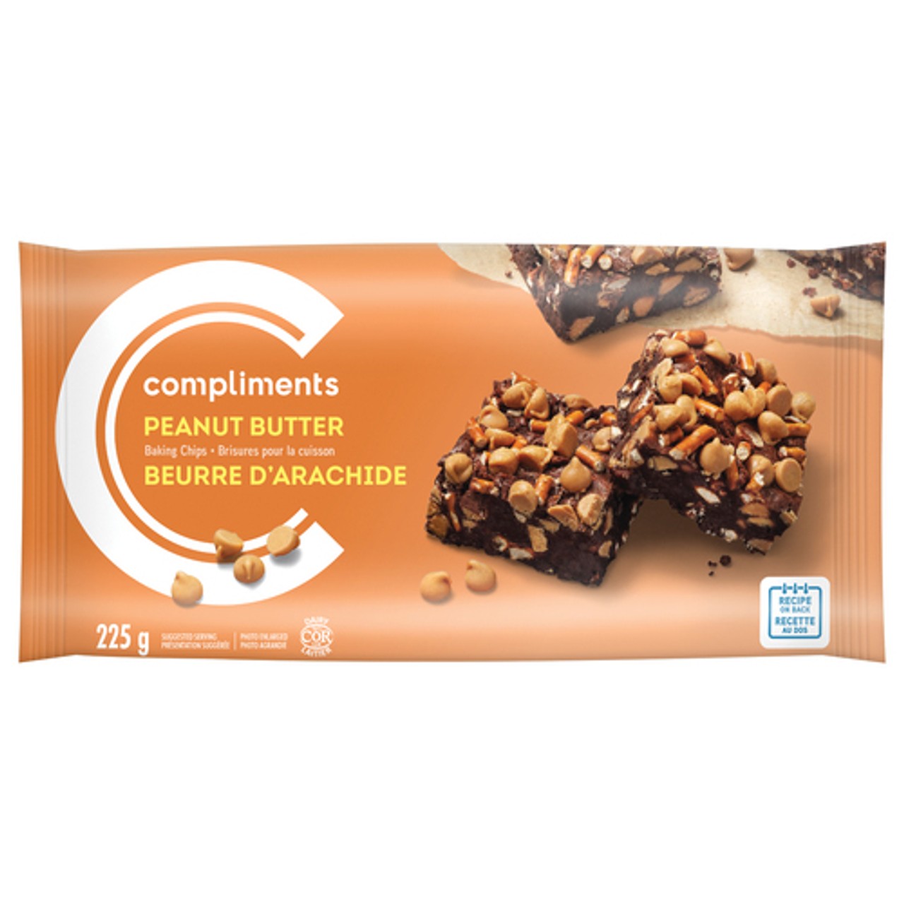 Compliments Baking Chips Peanut Butter 225 g - Voilà Online Groceries ...