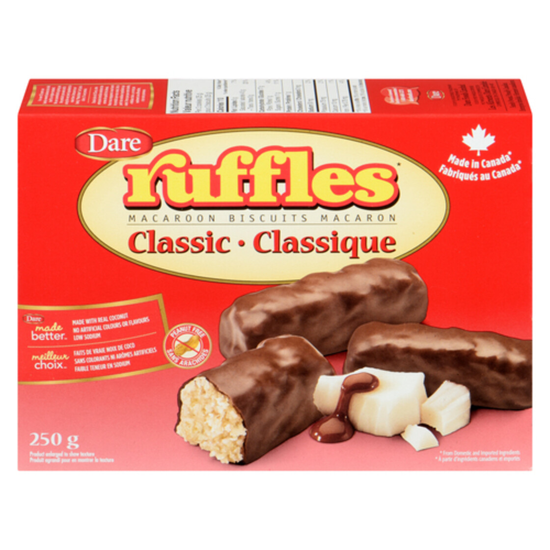 Dare Ruffles Peanut-Free Macaroon Biscuits Classic 250 g - Voilà Online ...