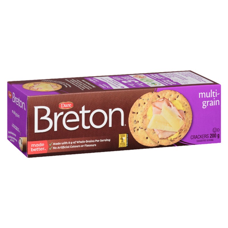 Dare Breton Crackers Multigrain 200 g - Voilà Online Groceries & Offers