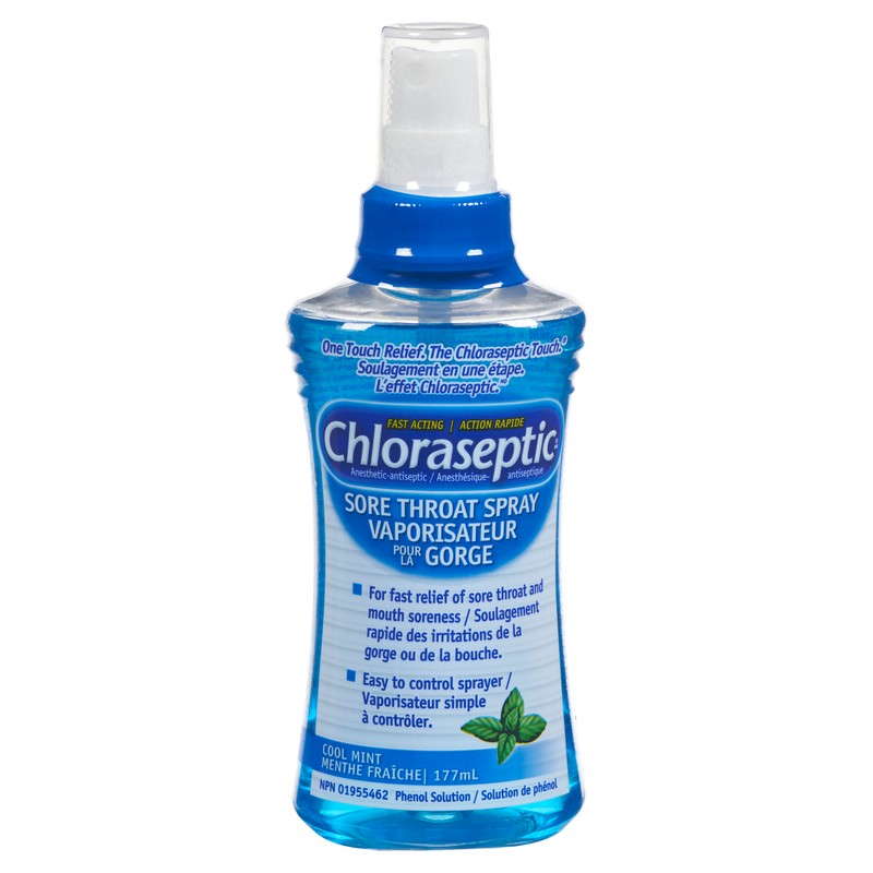 Chloraseptic Spray Cool Mint 117 ml - Voilà Online Groceries & Offers