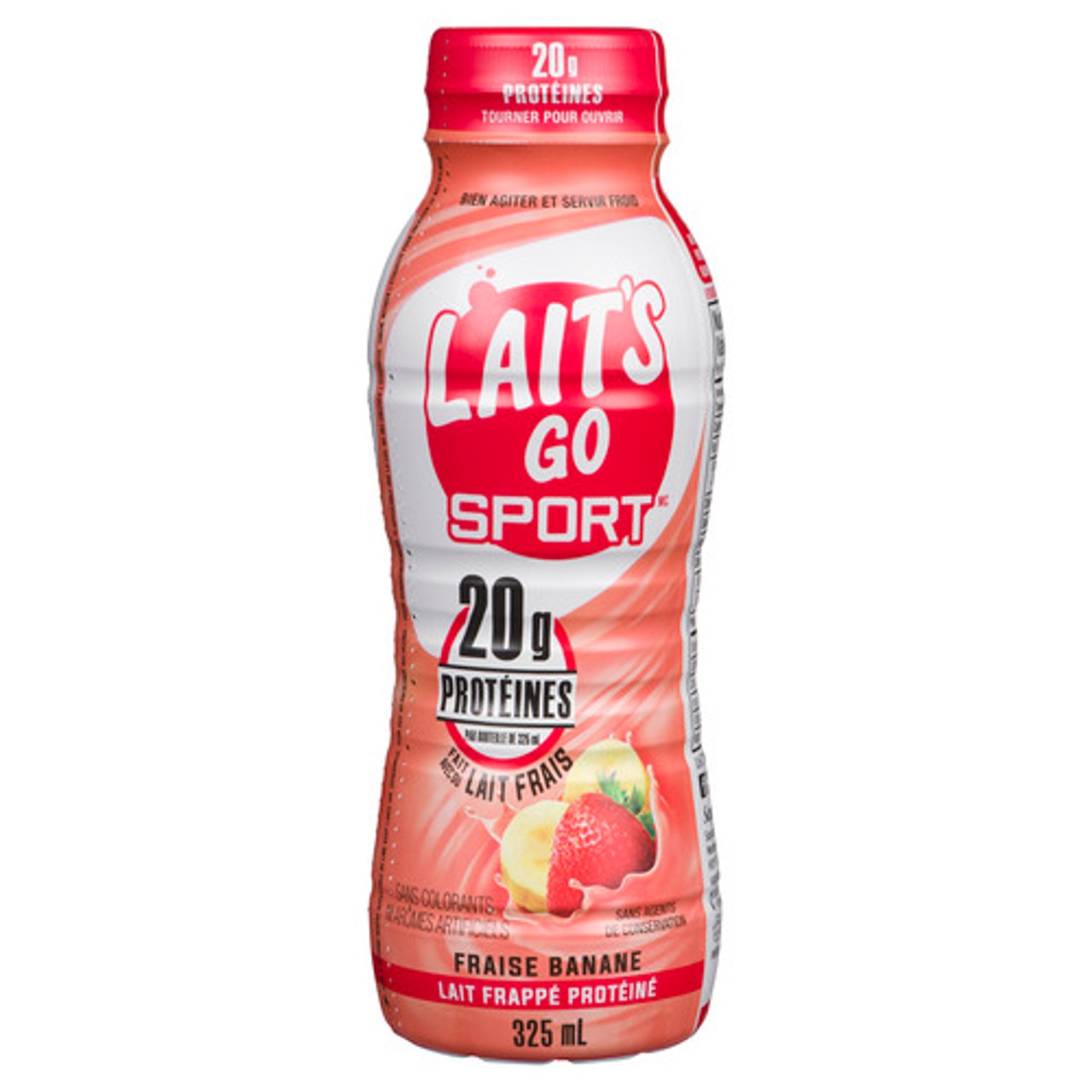 Milk 2 Go Sport Milk Protein Shake Strawberry Banana 325 ml - Voilà ...