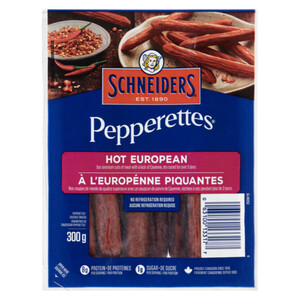 Schneiders Pepperettes Sausage Sticks Hot European 300 g - Voilà Online ...