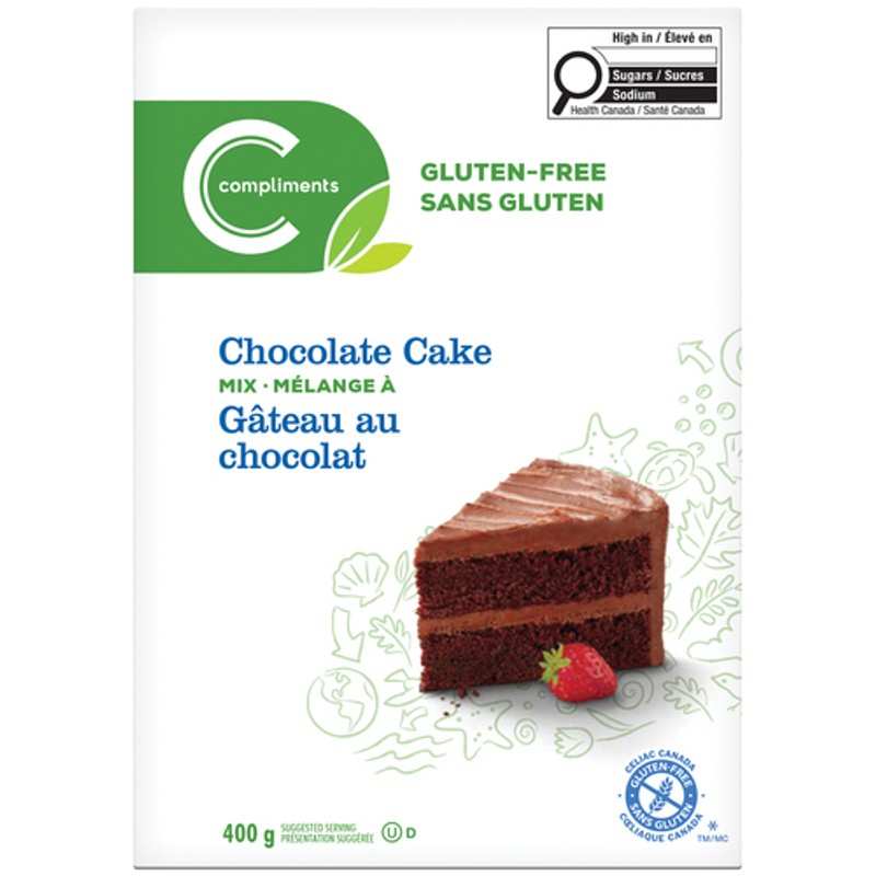 Compliments Gluten-Free Cake Mix Chocolate 400 g - Voilà Online ...