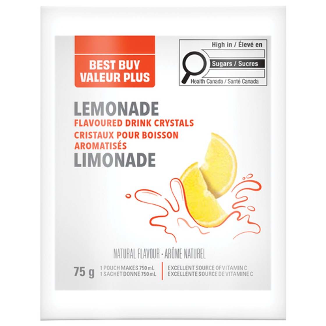 Best Buy Crystals Lemonade 75 g - Voilà Online Groceries & Offers