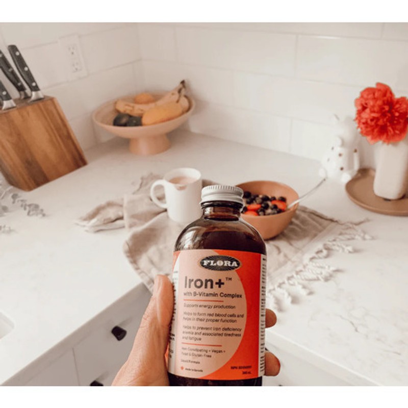Flora Iron+ With B-Vitamin Complex Liquid Formula 240 ml - Voilà Online ...