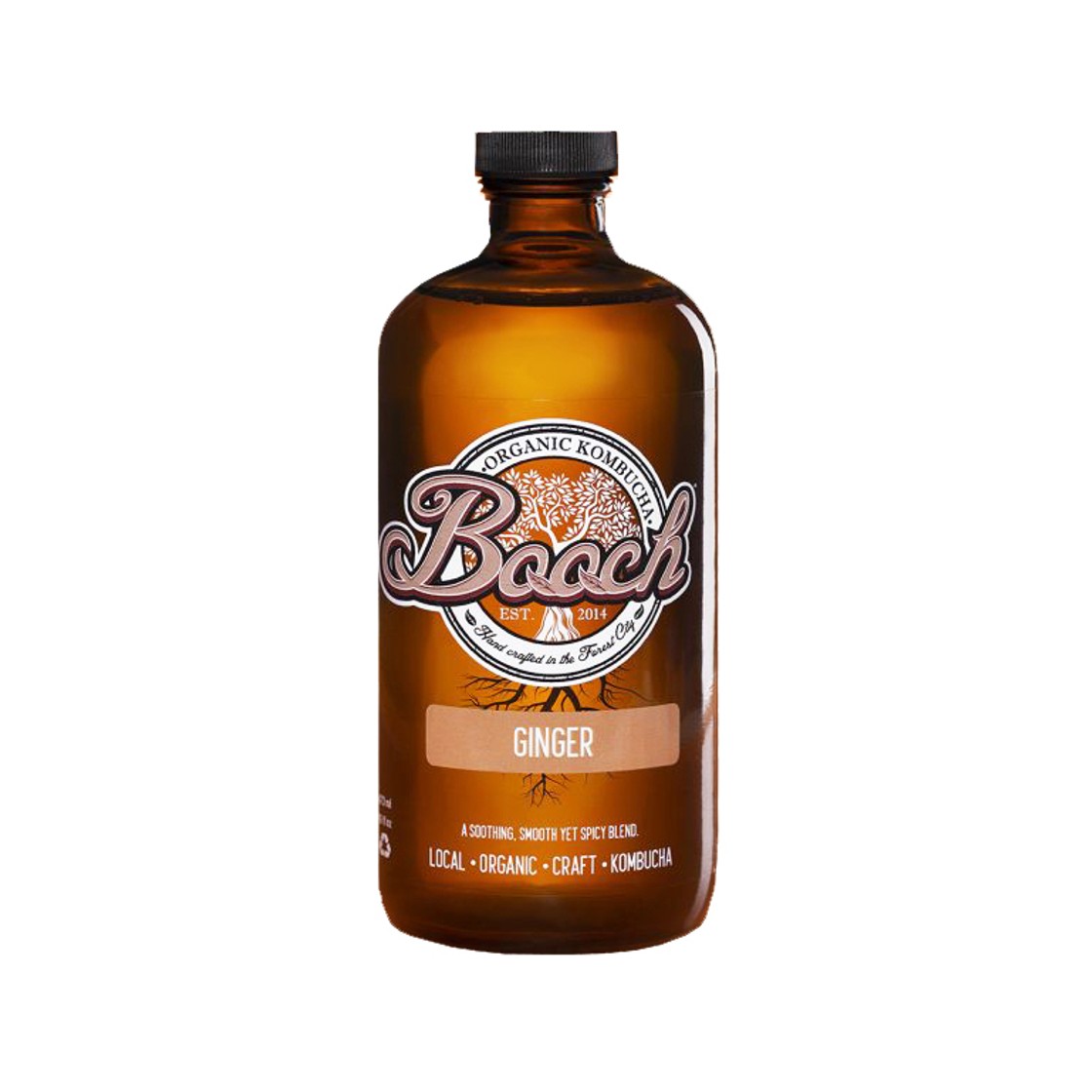 Booch Organic Kombucha Beverage Ginger 473 ml - Voilà Online Groceries ...