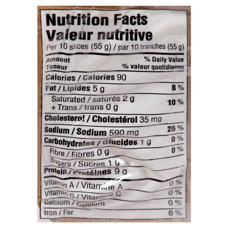 Carl Buddig Smoked Ham 55 g - Voilà Online Groceries & Offers