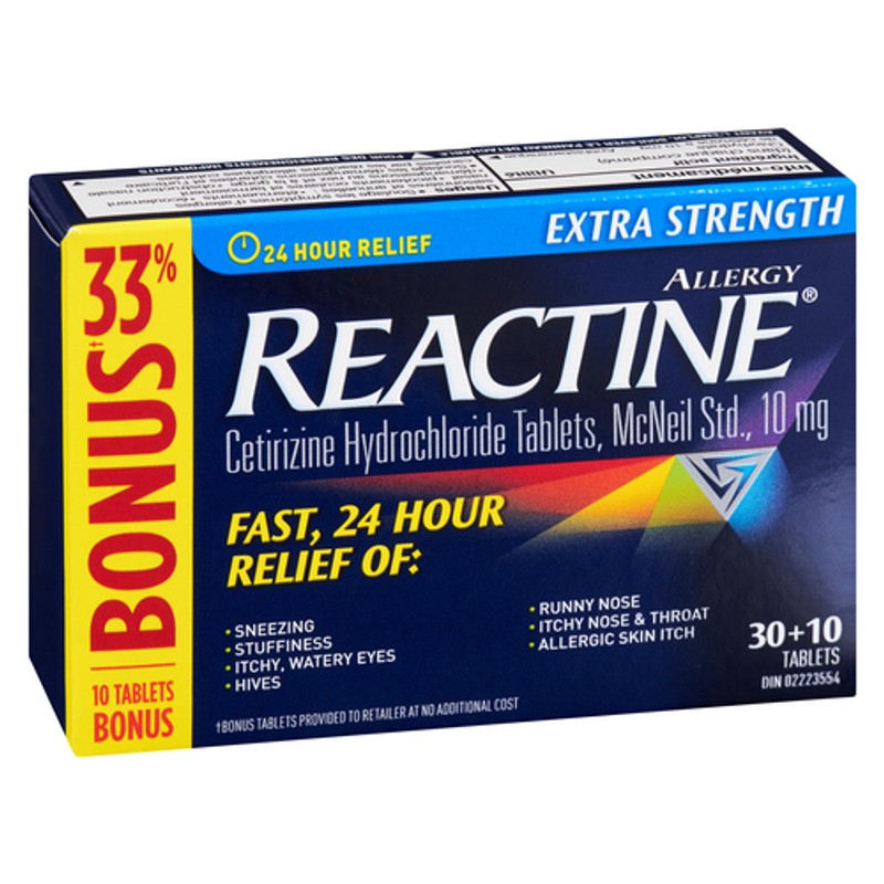 Reactine Adult Extra Strength Antihistamine 40 EA - Voilà Online ...
