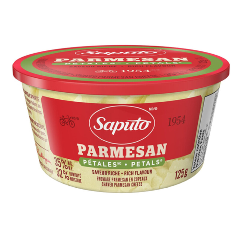 Saputo Parmesan Cheese Petals 125 g - Voilà Online Groceries & Offers