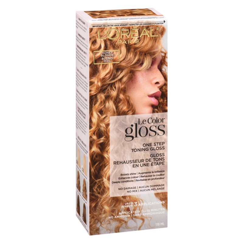 L'Oréal Paris Le Color Gloss One Step Toning Gloss Honey Blonde 1 EA ...