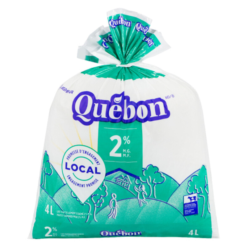 Québon 2% Milk 4 L - Voilà Online Groceries & Offers