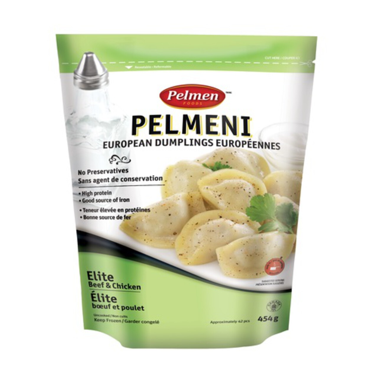 Pelmen Frozen Beef & Chicken Elite Pelmeni 454 g - Voilà Online ...
