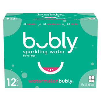 Bubly Sparkling Water Watermelon 12 x 355 ml (cans) - Voilà Online ...