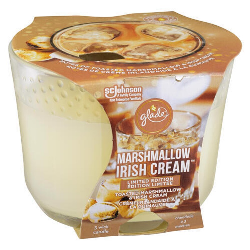 Glade Triple Wick Holiday Candle Marshmallow Irish Cream 1 EA - Voilà ...