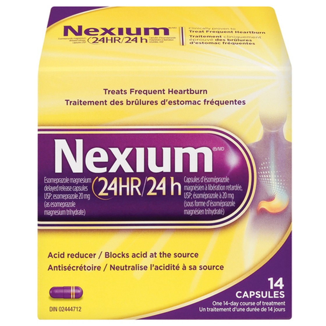 Nexium 24 Hour Acid Reducer Capsules 14 Count - Voilà Online Groceries ...