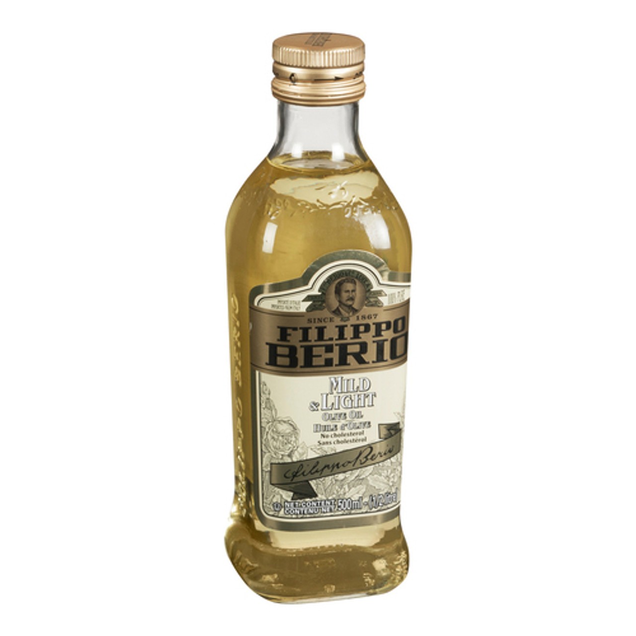 Filippo Berio Olive Oil Mild & Light 500 ml - Voilà Online Groceries ...