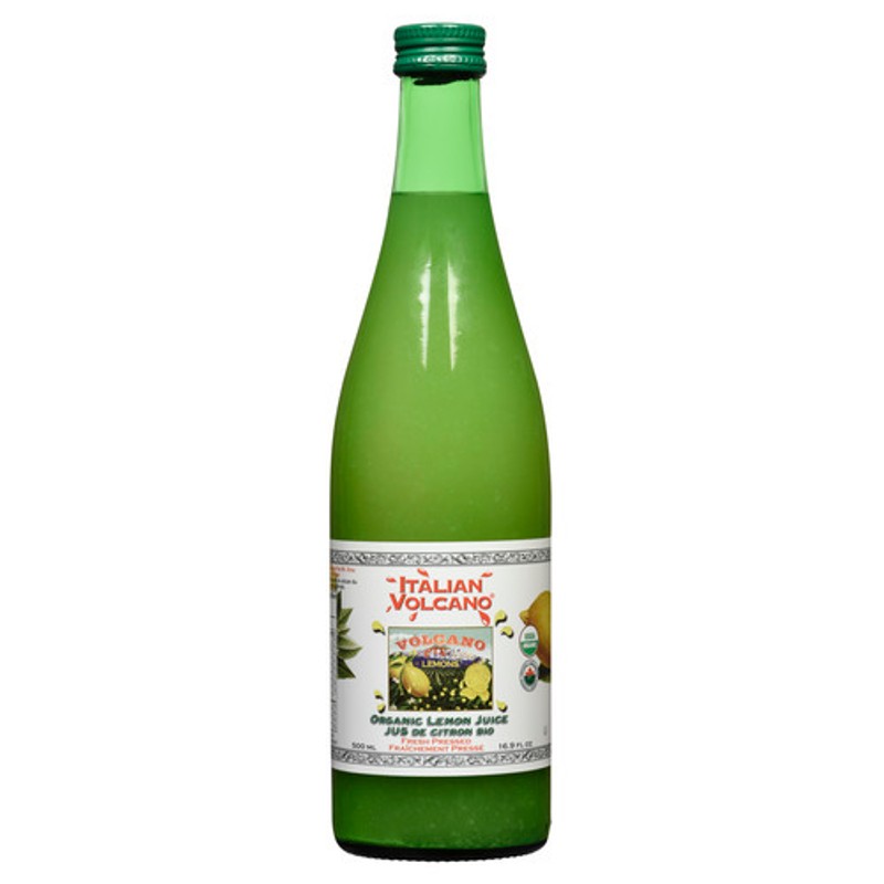 Italian Volcano Organic Juice Lemon 500 ml - Voilà Online Groceries ...