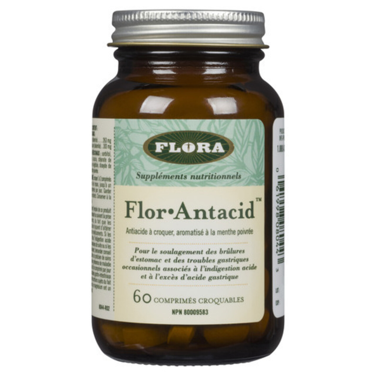 Flora Flor-Antacid Peppermint 60 Chewable Tablets - Voilà Online Groceries & Offers