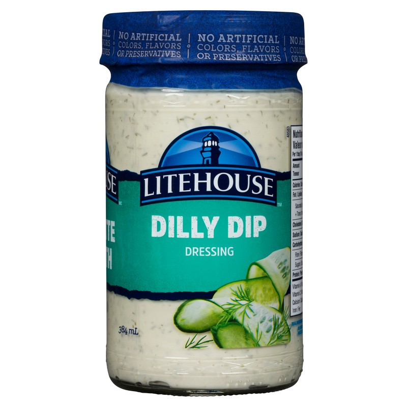 Litehouse Dressing Dilly Dip 384 ml - Voilà Online Groceries & Offers