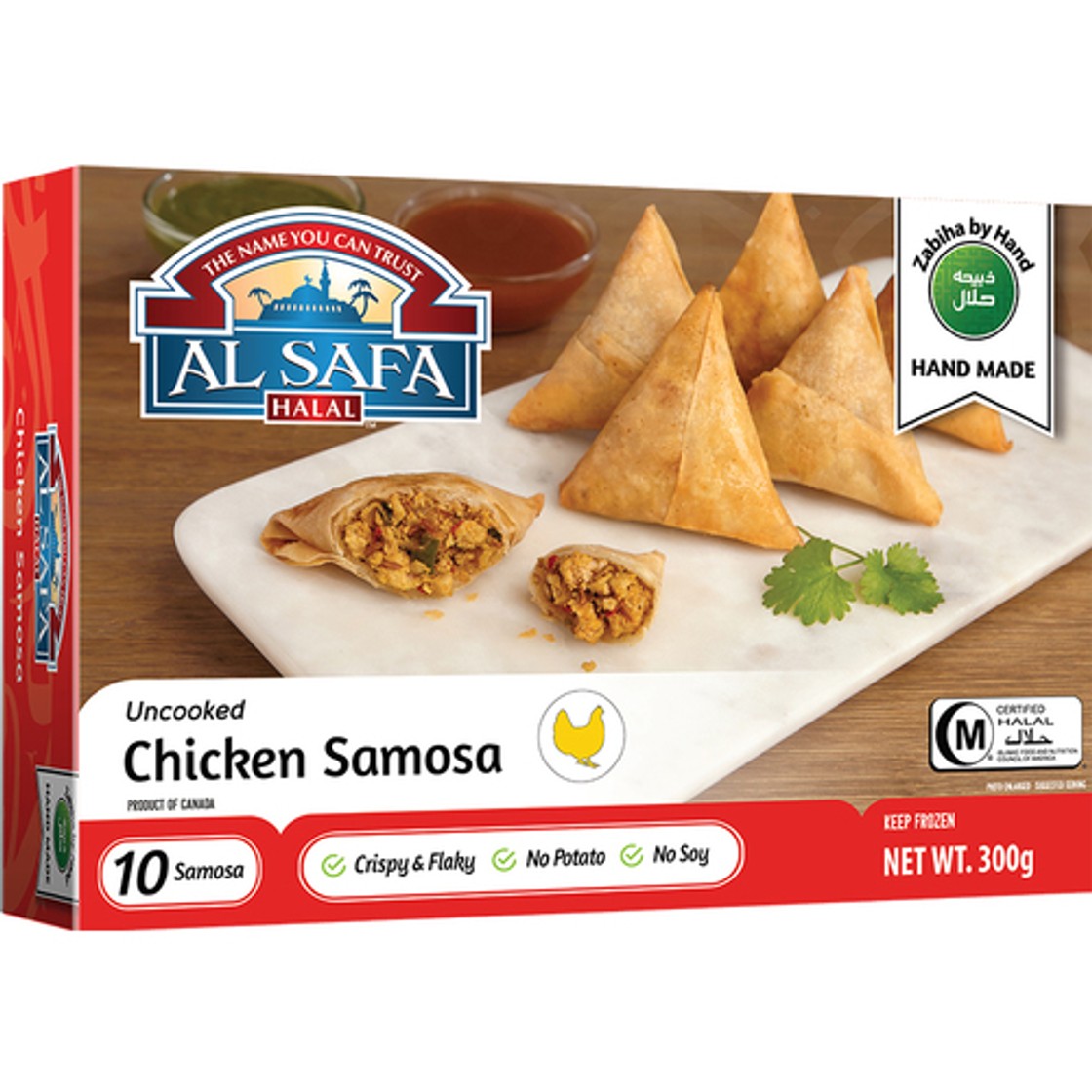 Al Safa Halal Chicken Samosa 900 g (frozen) - Voilà Online Groceries ...
