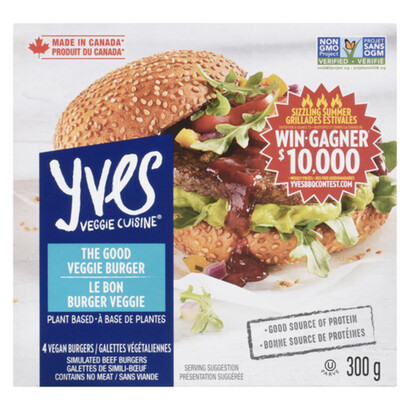 Yves Veggie Cuisine The Good Veggie Burger 300 g - Voilà Online ...