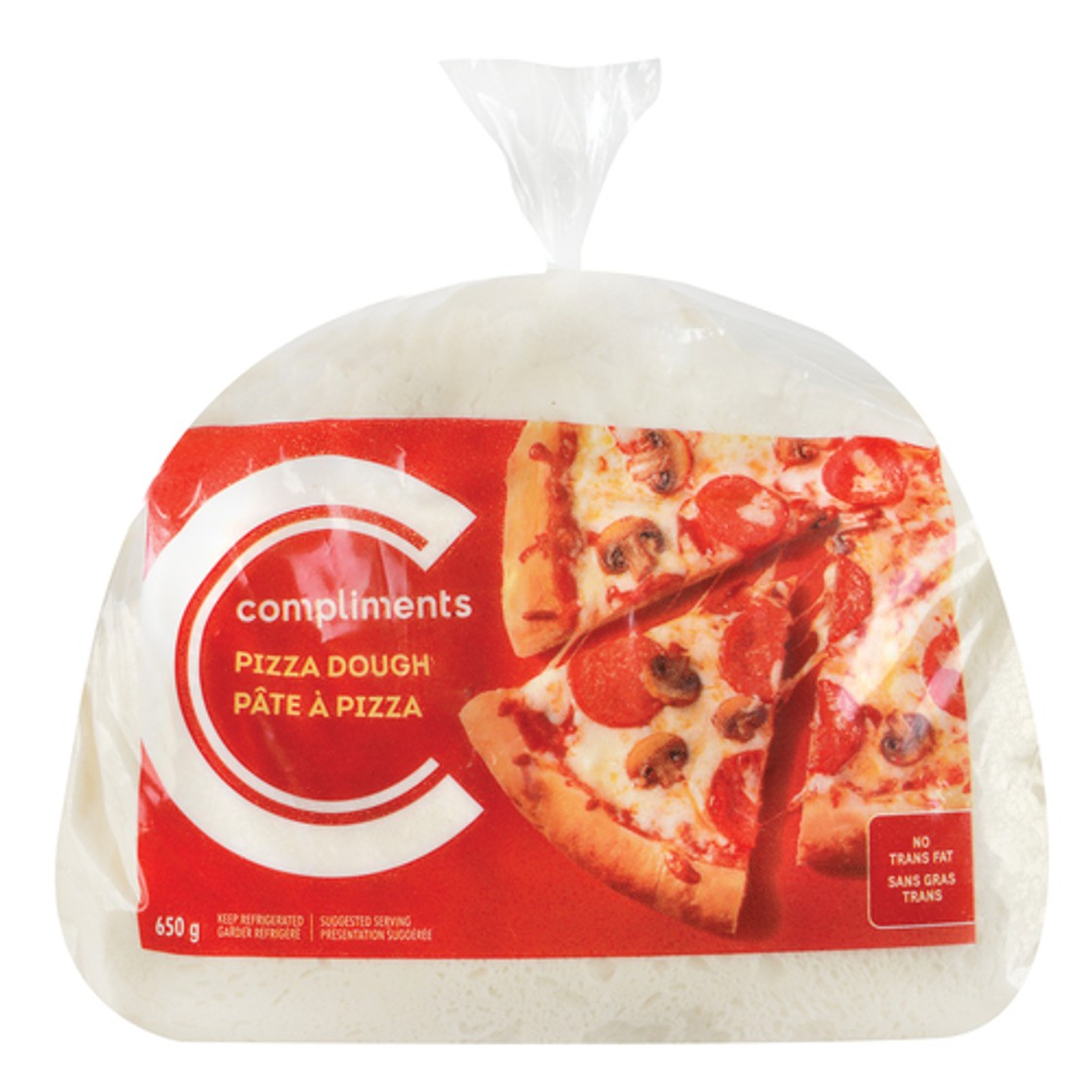 Compliments Pizza Dough Ball 650 g (frozen) - Voilà Online Groceries ...
