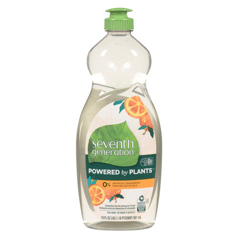 Seventh Generation Liquid Dish Soap Lemongrass & Clementine Zest Scent ...