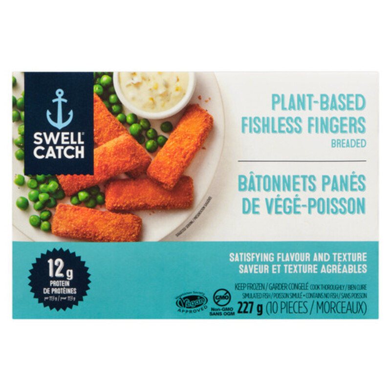 Swell Catch Plant-Based Frozen Breaded Fishless Fingers 227 g - Voilà ...