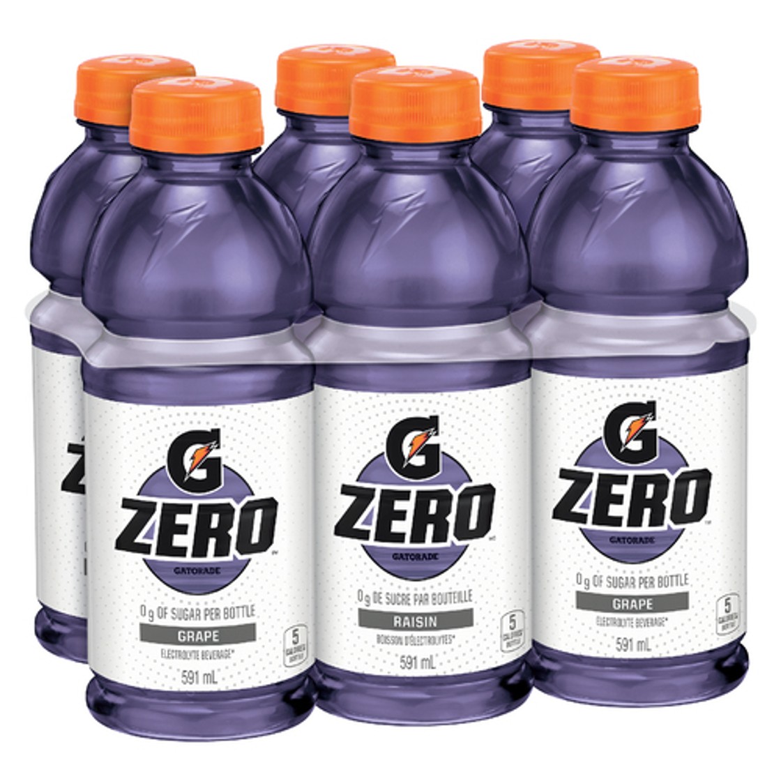 Gatorade Zero Sports Drink Grape 6 x 591 ml (bottles) - Voilà Online ...