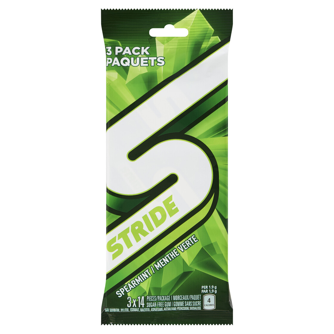 Stride Sugar Free Gum Spearmint 3 Pack - Voilà Online Groceries & Offers