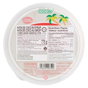 Cocon Nata De Coco In Syrup Lychee Flavour 775 g - Voilà Online ...