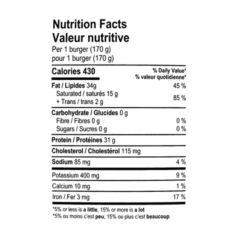 8 Acres Beef Grass Fed Burger 680 g (frozen) - Voilà Online Groceries ...