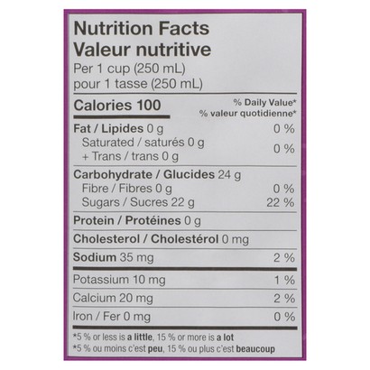 Compliments Juice Grape 2 L (bottle) - Voilà Online Groceries & Offers