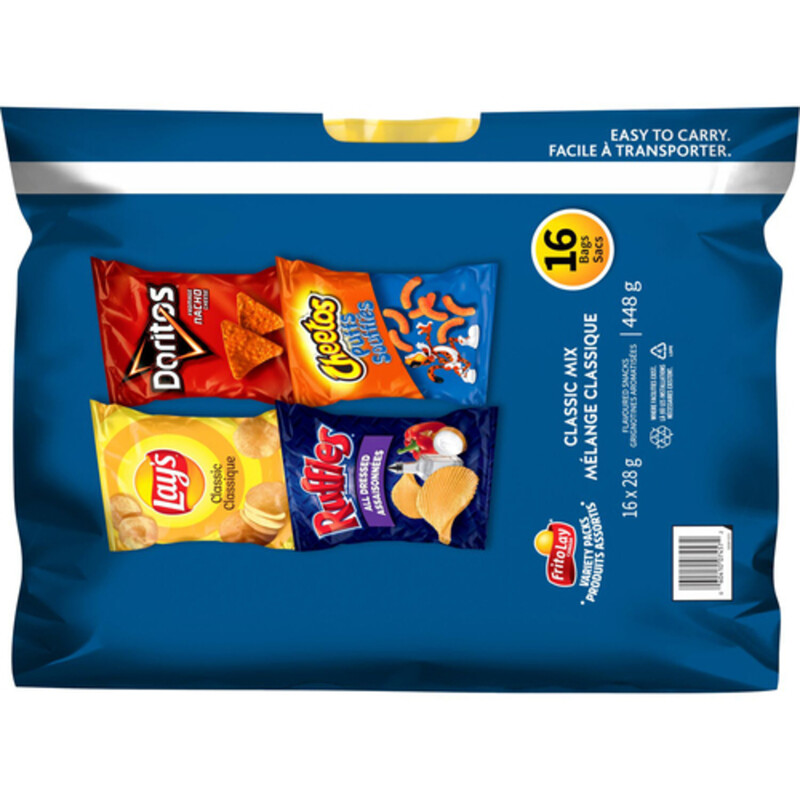 Frito Lay Multipack Classic Mix 16 count 448 g - Voilà Online Groceries ...