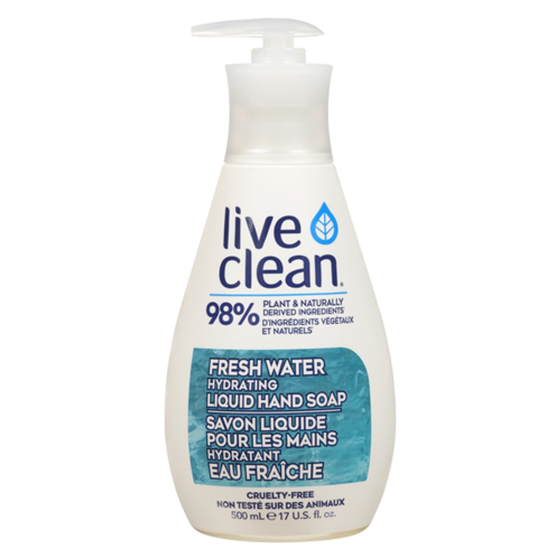 Live Clean Hand Soap Moisturizing Liquid Fresh Water 500 ml - Voilà ...