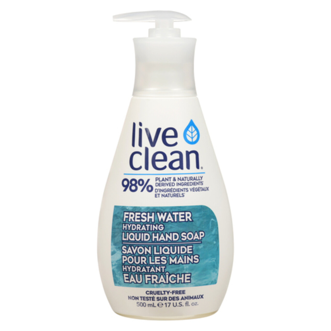 Live Clean Hand Soap Moisturizing Liquid Fresh Water 500 ml - Voilà ...