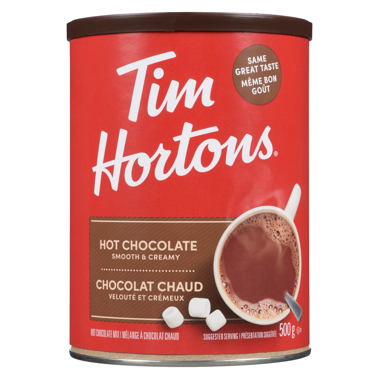 Tim Hortons Hot Chocolate Mix Smooth & Creamy 500 g - Voilà Online ...