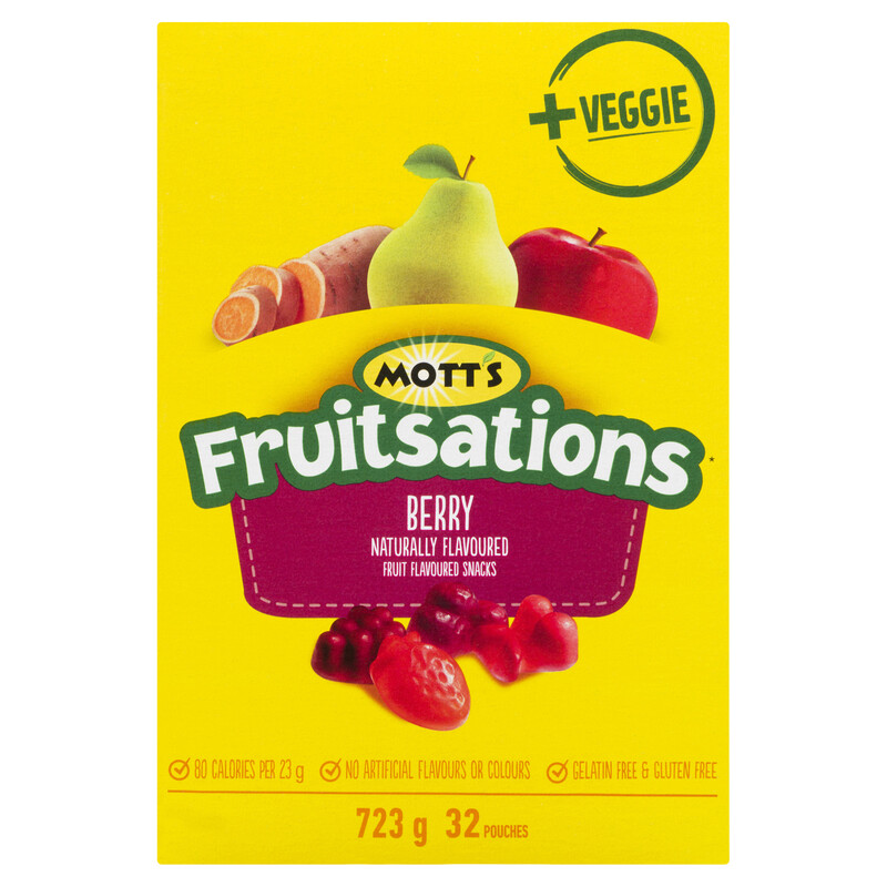 Mott's Fruitsations +Veggie Fruit Snacks Berry 723 g - Voilà Online ...